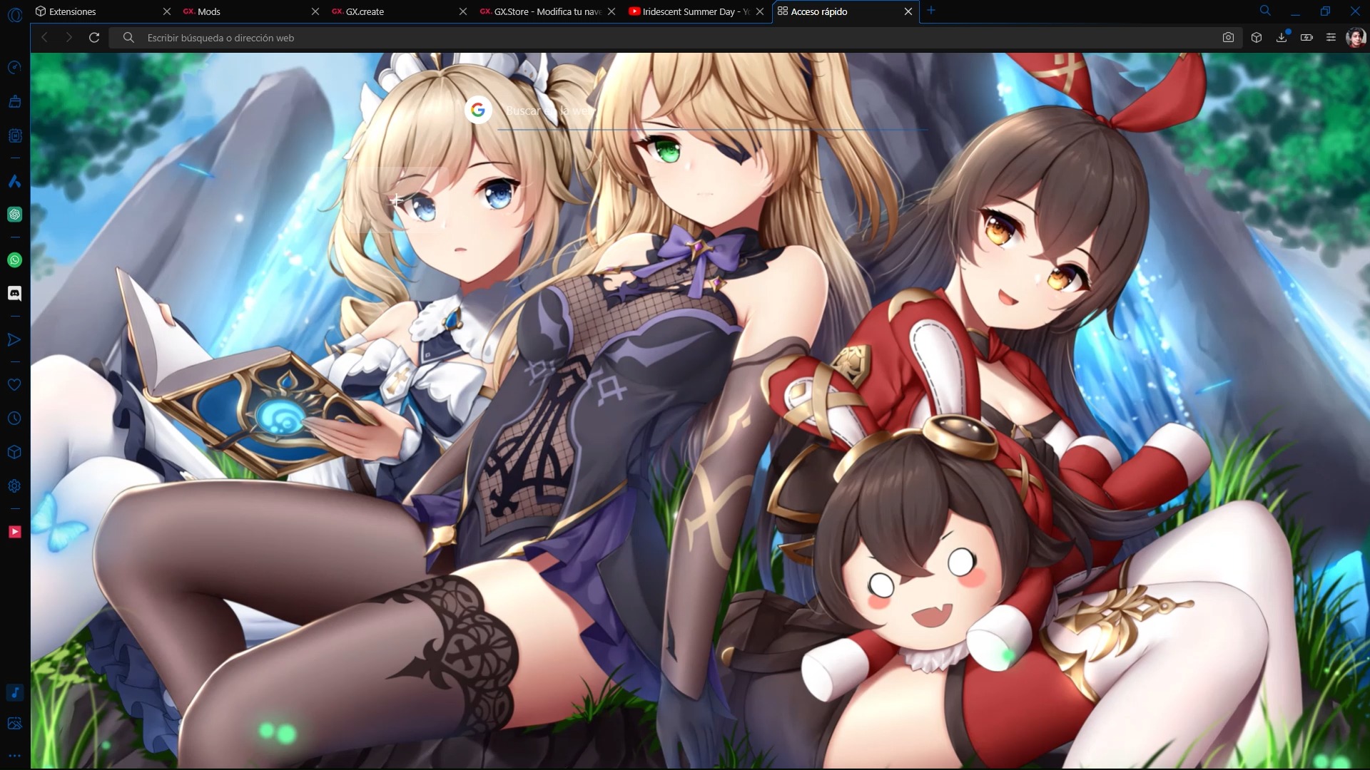 Barbara-Fishl Genshin Impact - Mod your browser - GX.store