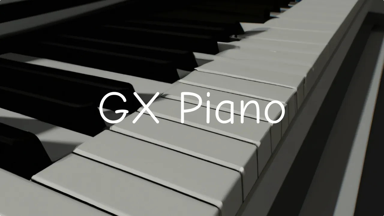 GX Piano - Mod your browser | GX Store