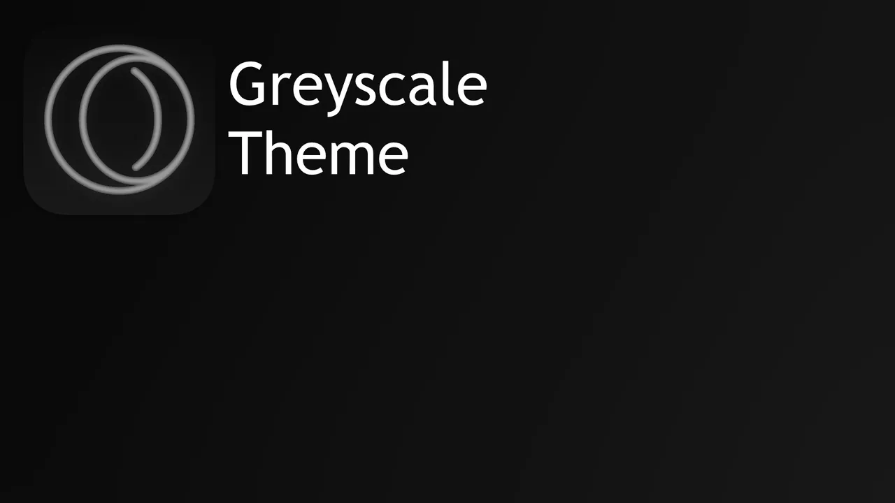 GX.Store - Mod your browser - Greyscale Theme