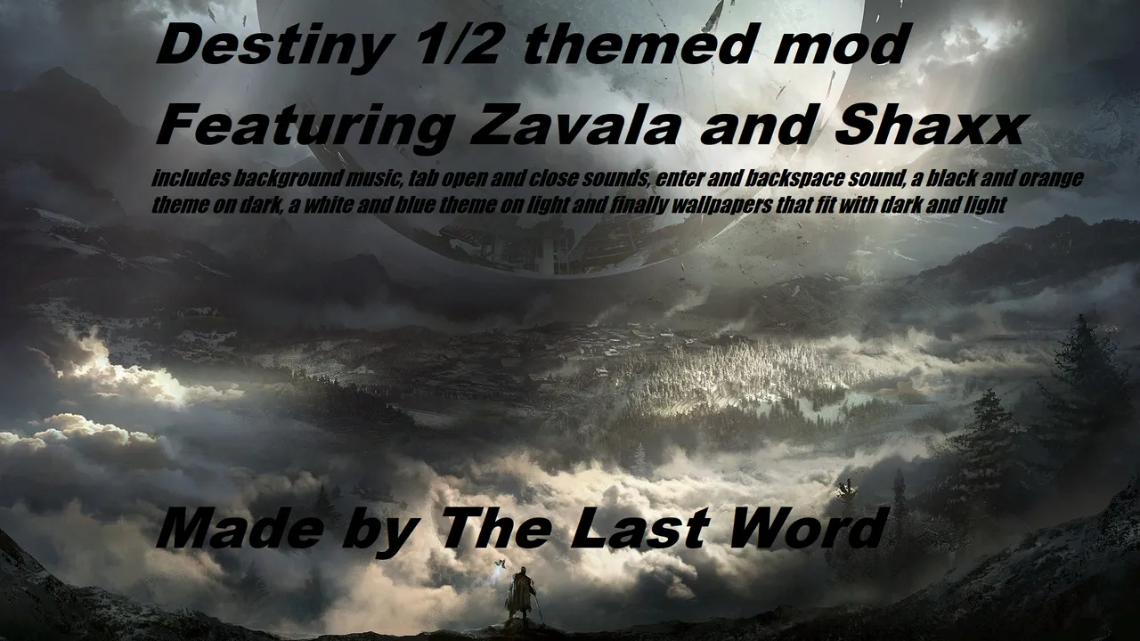 Destiny themed mod - Mod your browser | GX Store