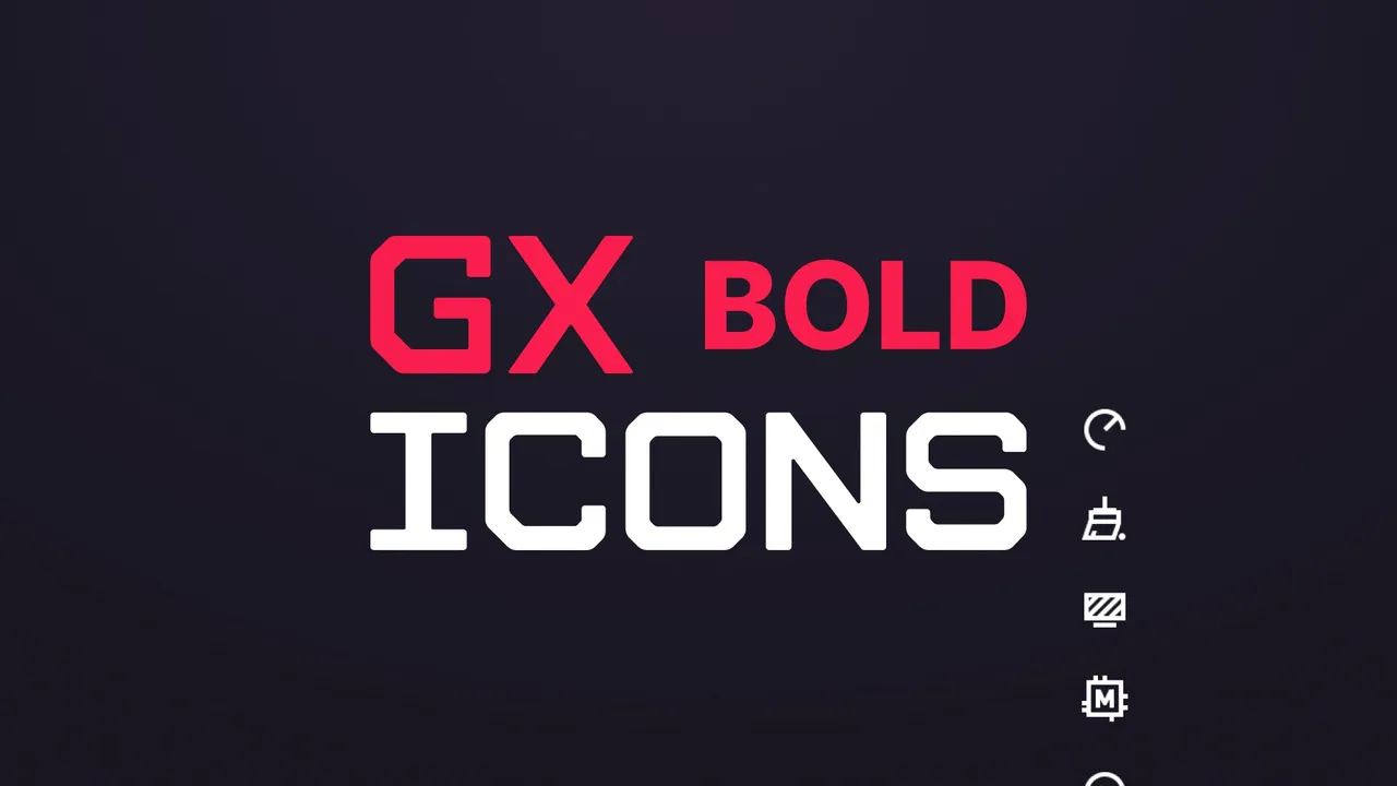 GX Icons (Bold) - Mod your browser | GX Store
