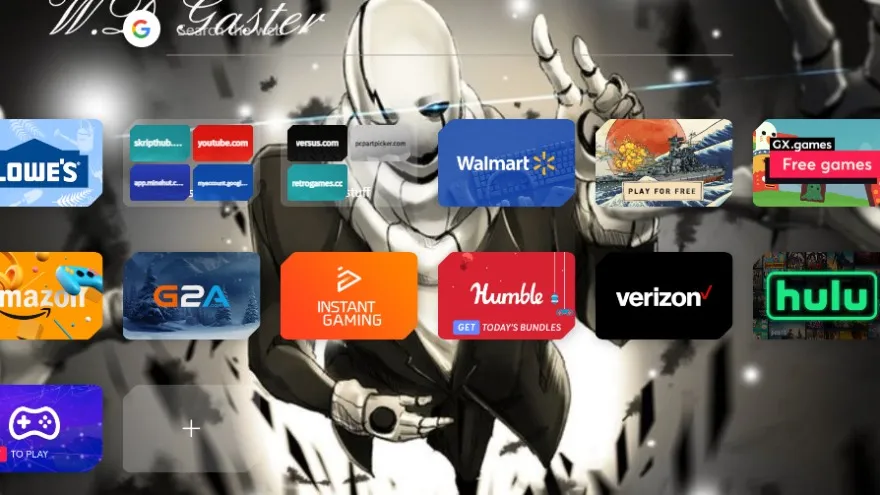 Gaster mayhem - Mod your browser | GX Store