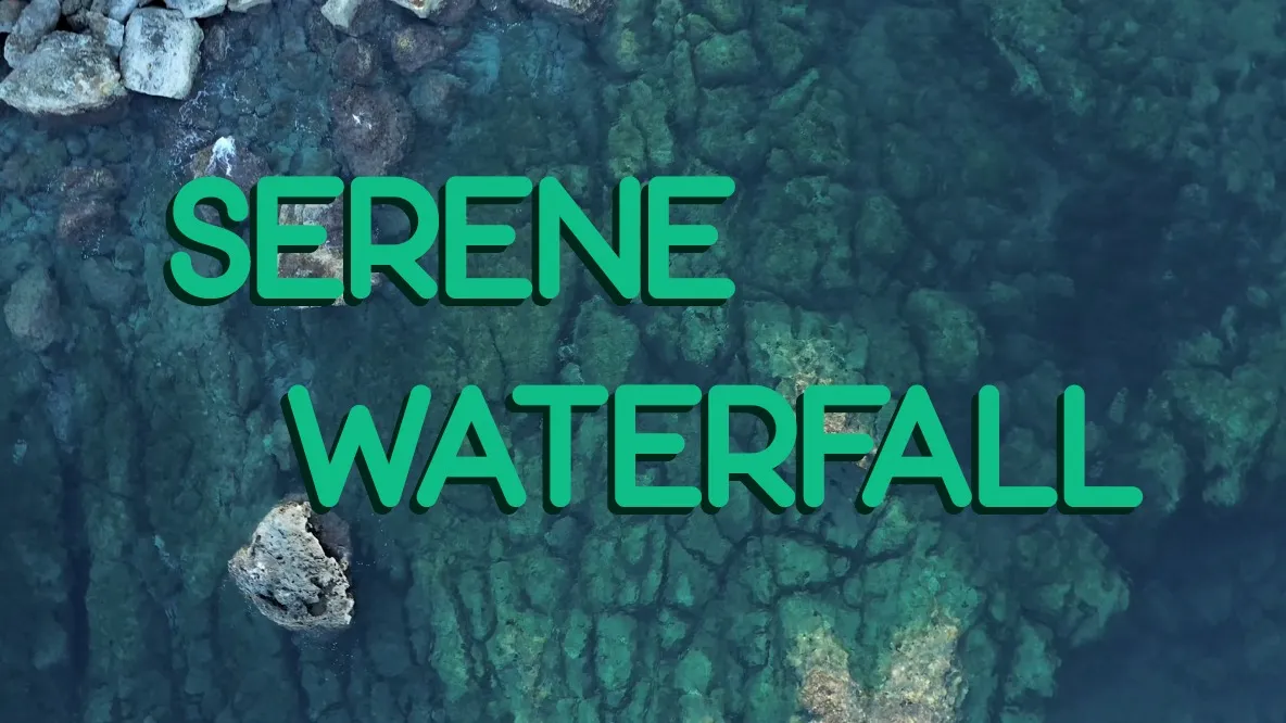 A Serene Waterfall - Mod your browser | GX.store