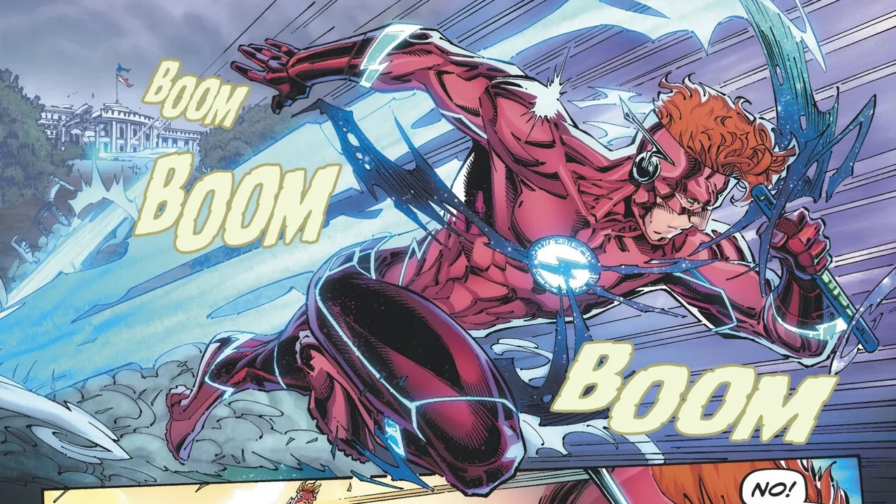 The Flash(Wally West) Running - Mod your browser | GX Store