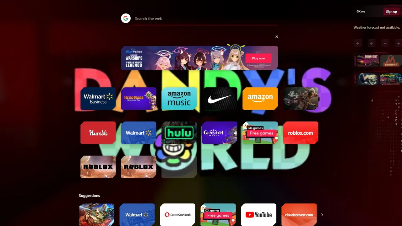 Dandy's World - Mod your browser | GX Store