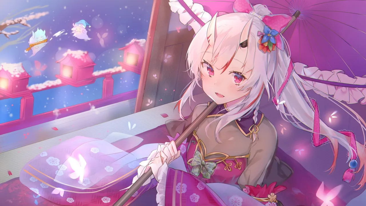 Nakiri Ayame theme ver 5 - Mod your browser | GX Store