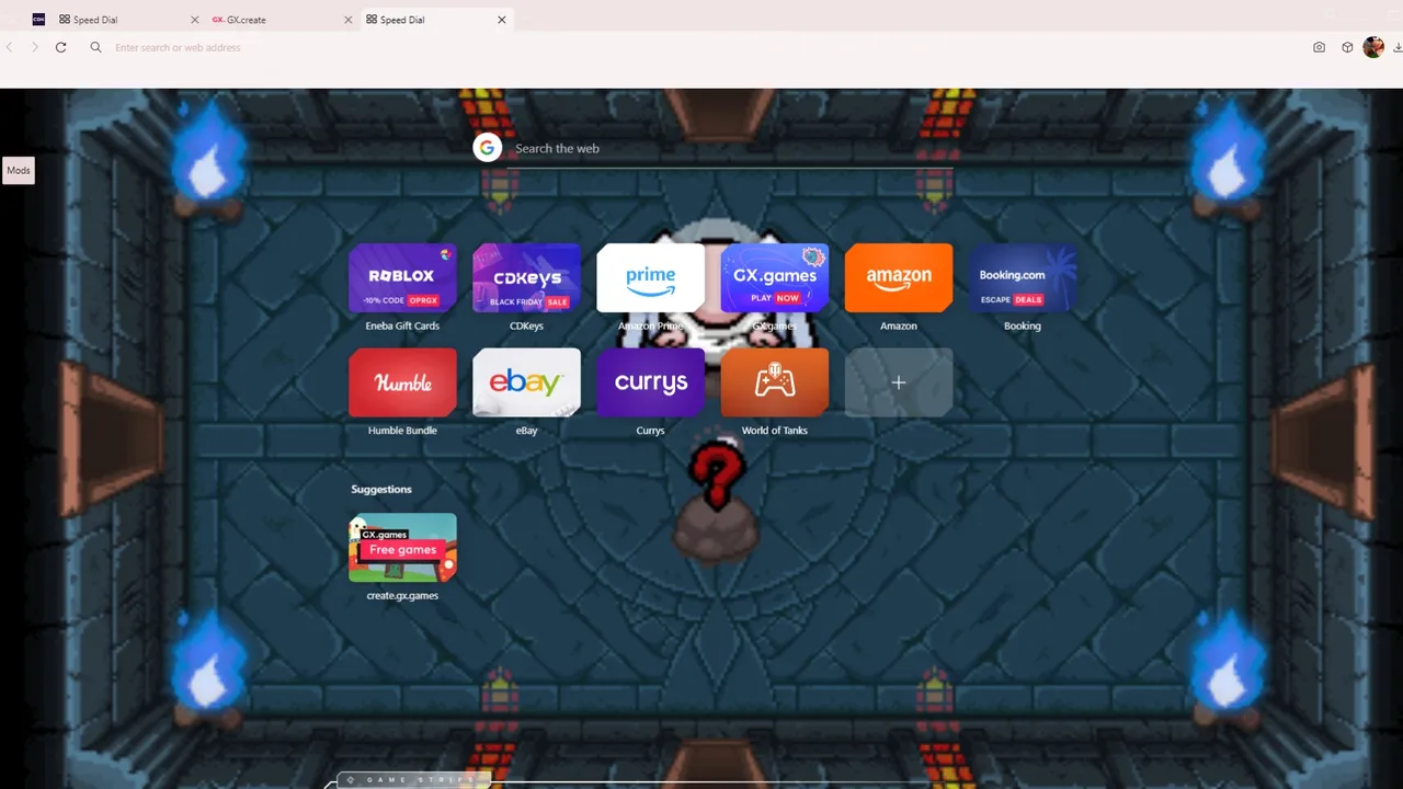 THE BINDING OF ISSAC X OPREA GX - Mod your browser | GX Store