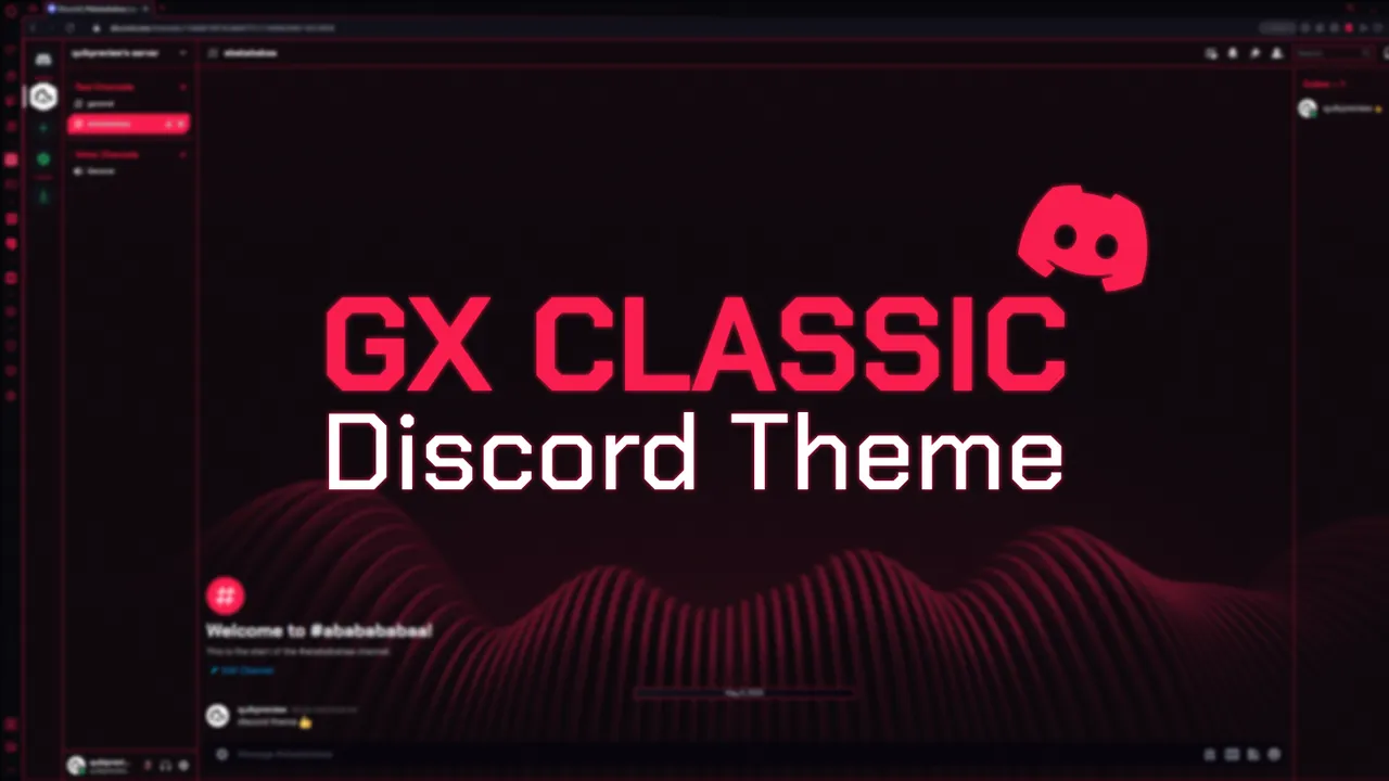 Discord - GX Classic - Mod your browser | GX Store