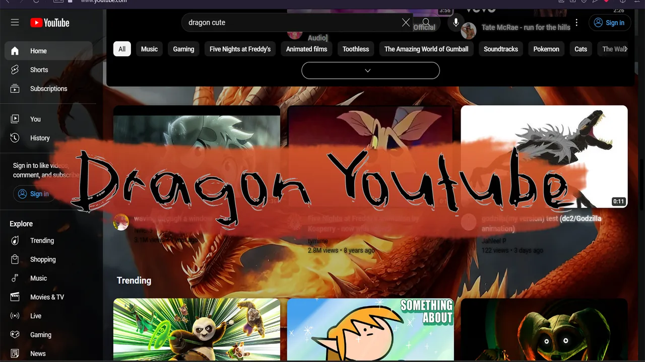 Fire Dragon Youtube - Mod your browser - GX.store