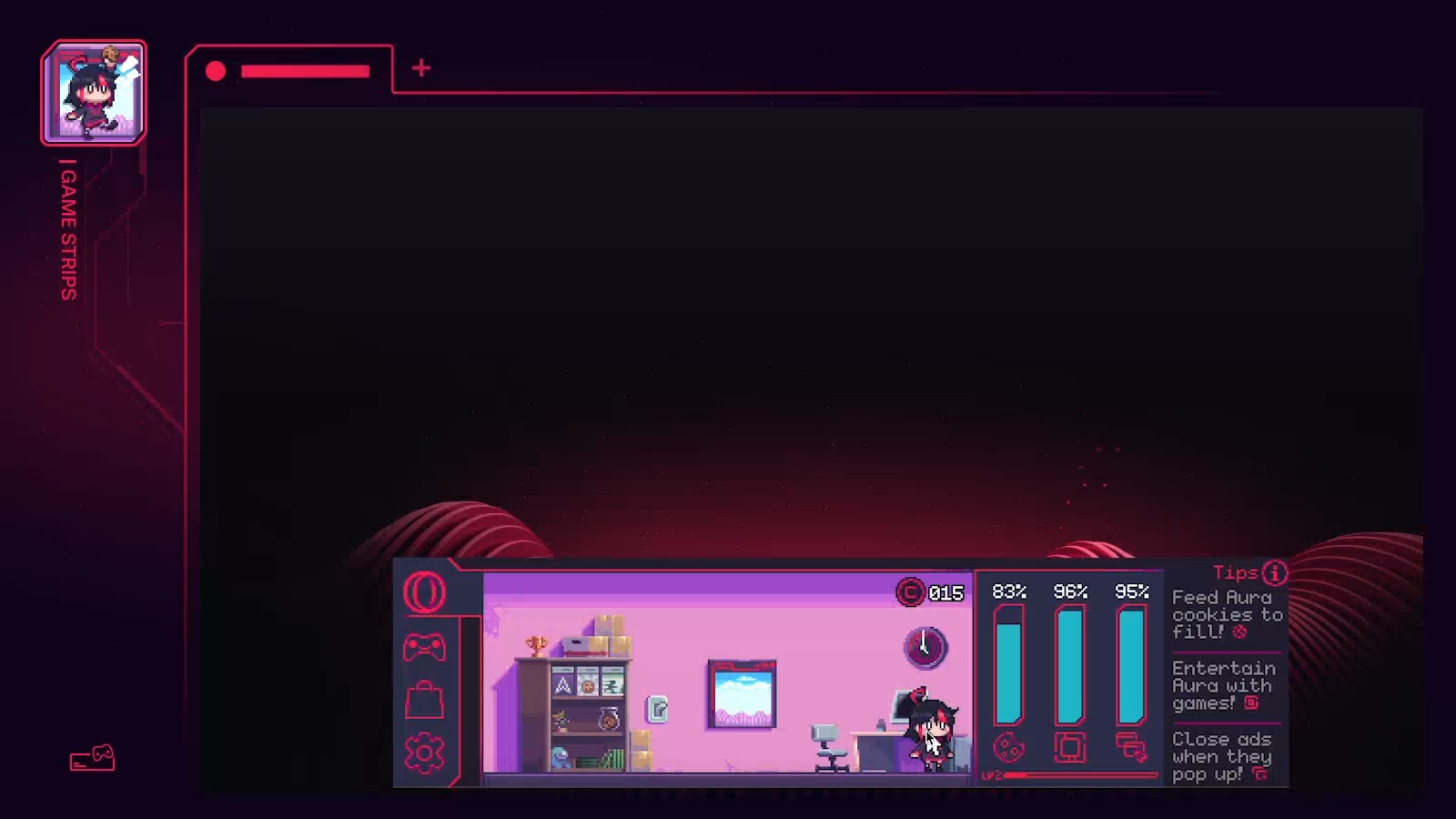 Mini Idle Aura - Mod your browser - GX.store