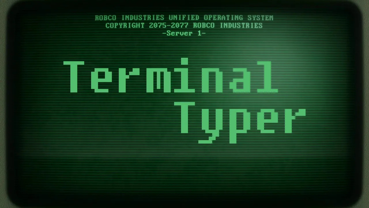 Terminal Typer - Mod your browser | GX Store